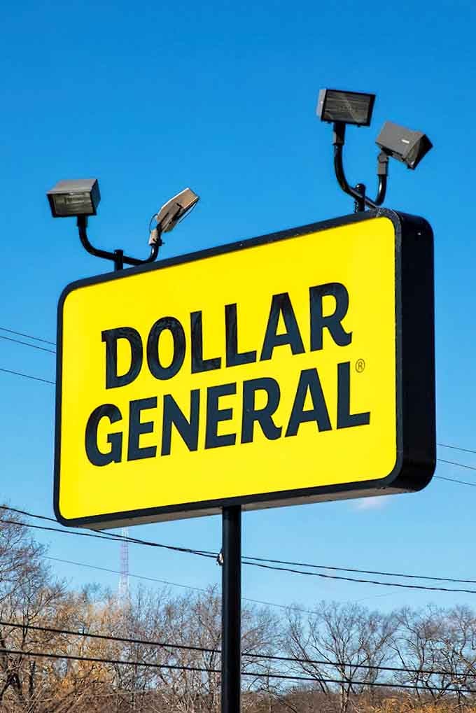 That bright yellow beacon visible for miles, guiding budget-conscious Texans home to savings they can actually feel good about.