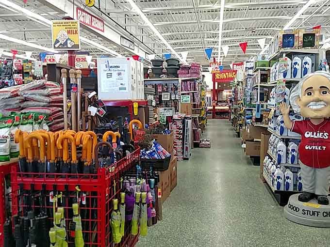 Ollie's Bargain Outlet means stretching your dollar further on everything from snacks to household goods without shame.