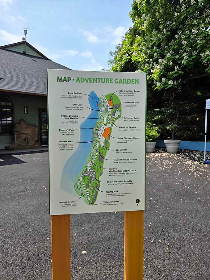 The garden map promising adventures around every corner&mdash;your treasure map to botanical discoveries awaits.