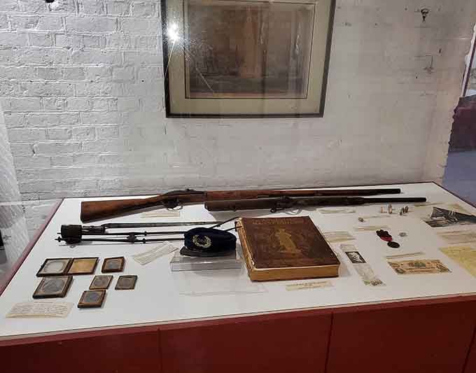 Historical weapons displays demonstrate the fort's military purpose, though these days the only thing under attack here is your peace of mind.