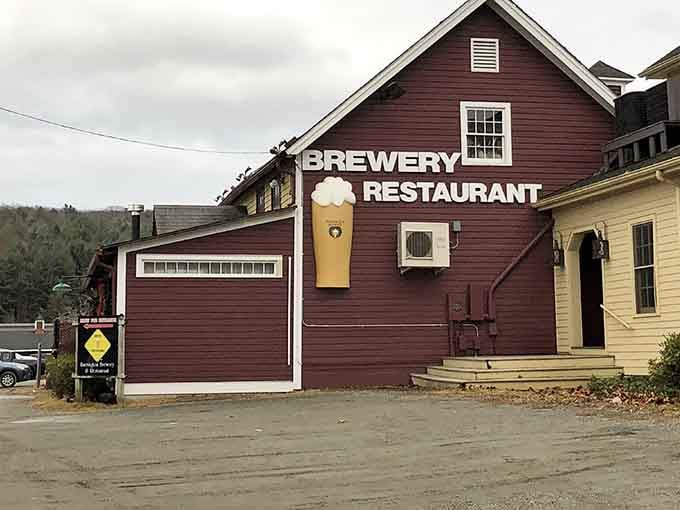 Barrington Brewery's rustic charm promising craft beer and comfort food in portions that understand what hungry means.