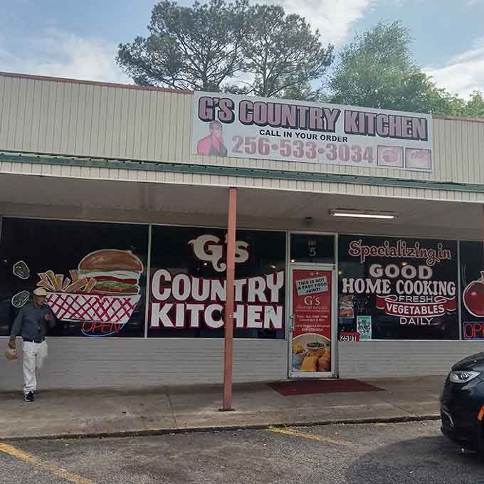 The welcoming storefront with its hand-painted signs invites you to discover what the locals have known about for years.