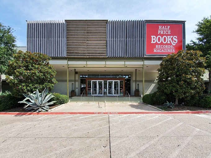The unassuming exterior hides one of Dallas's best-kept secrets for readers who appreciate quality and value equally.