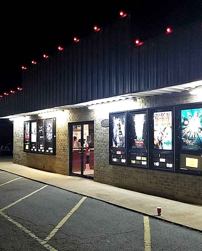 Heritage Park Theatre lights up Chickasha nights with movie magic, offering affordable entertainment and that irreplaceable smell of fresh popcorn.