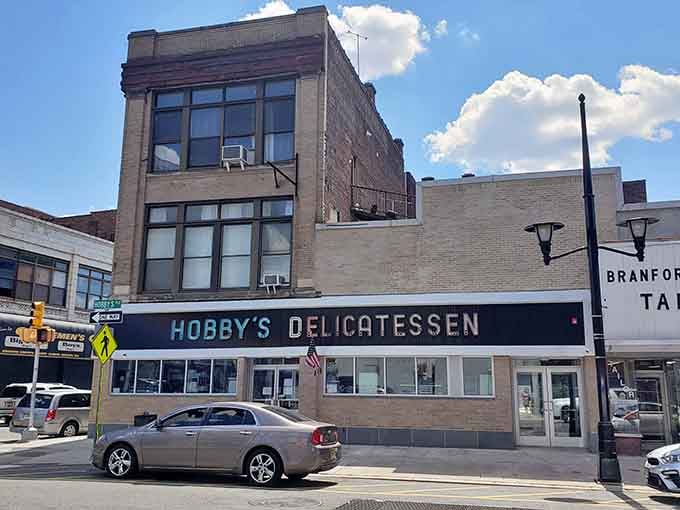 The exterior stands proud on its Newark corner, a delicious landmark that's fed generations of grateful customers.