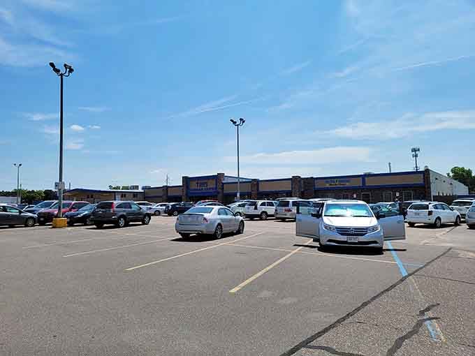 A parking lot this full on a weekday tells you everything you need to know about this place's popularity.