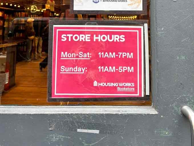 Open seven days a week because book emergencies don't respect weekends or reasonable schedules.