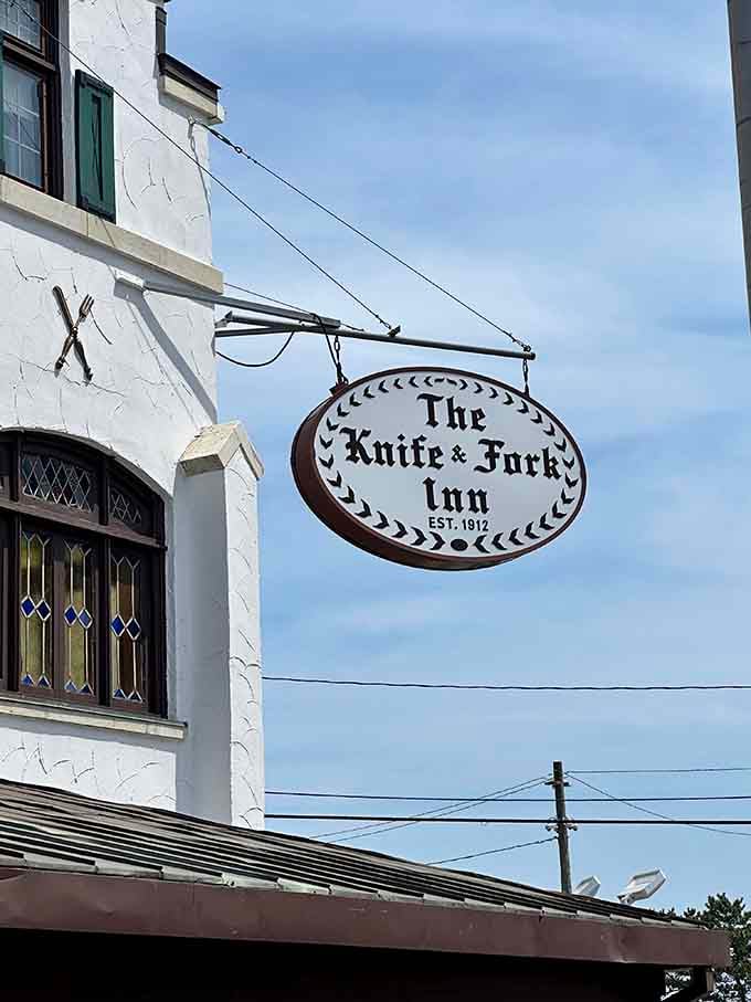 That classic oval sign hanging outside has been welcoming diners since before your grandparents' first date, and it's still going strong.