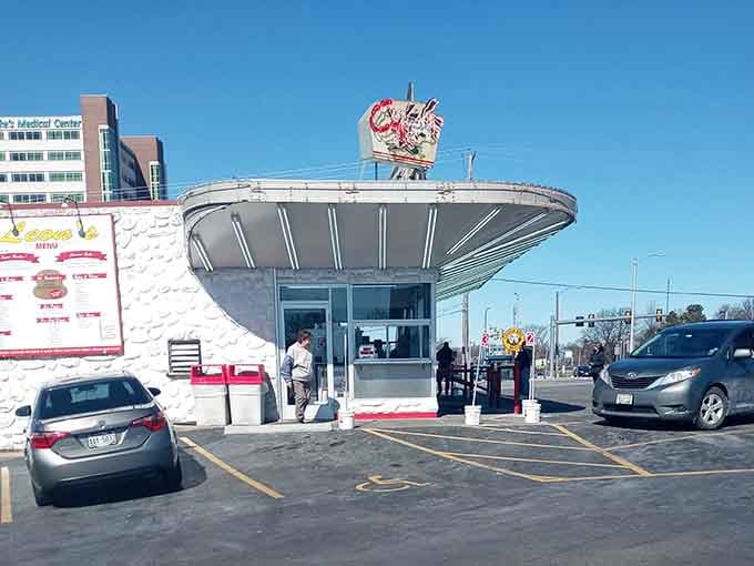 The parking lot fills up fast when Leon's is open, turning this spot into Milwaukee's most delicious traffic jam.