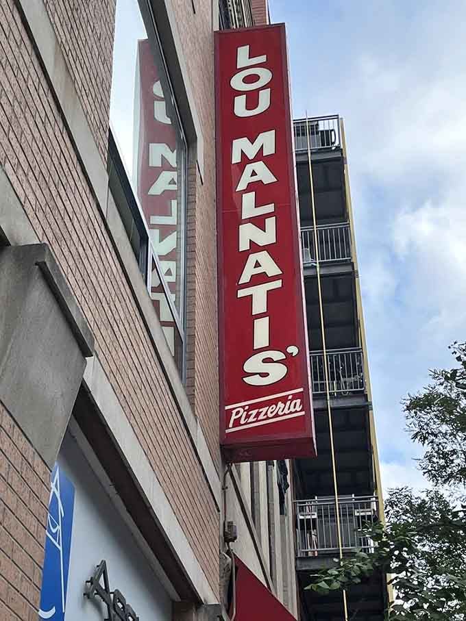 That iconic sign towers above Wells Street like a delicious beacon of hope and carbs.