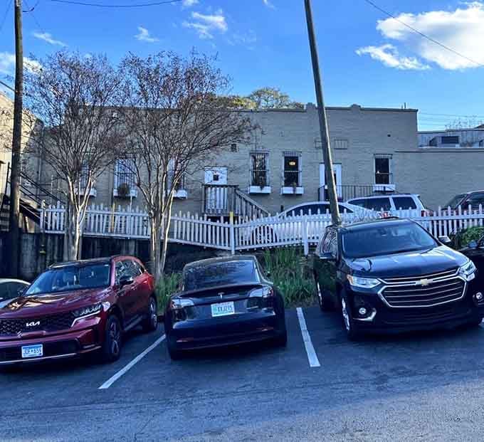 The parking lot fills up fast because word travels quickly when the food is this good.