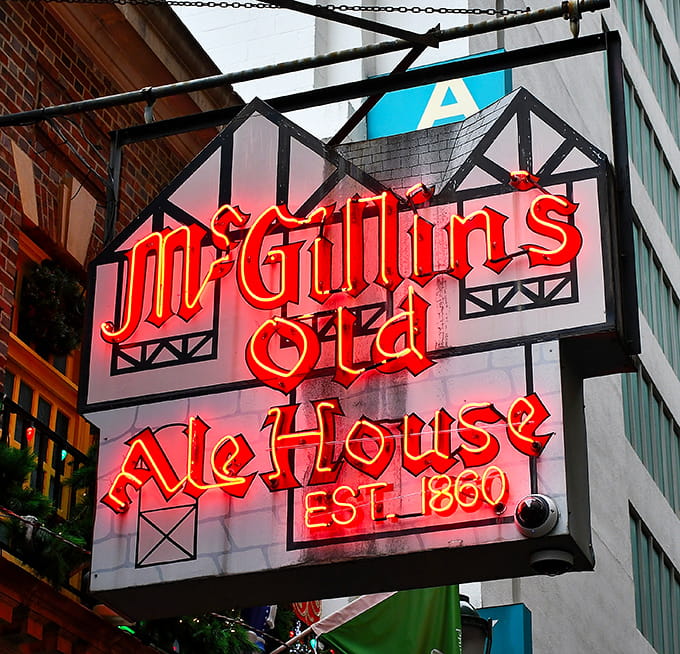 When your sign says "EST. 1860" in glowing neon, you've earned the right to brag about your longevity a little.