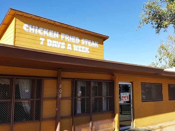 "Chicken Fried Steak 7 Days A Week" isn't just a sign, it's a lifestyle philosophy worth adopting immediately.
