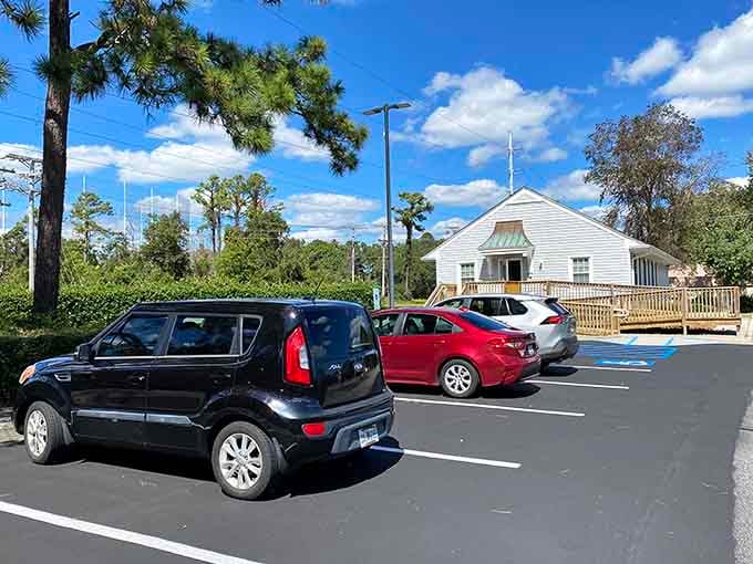 The unassuming exterior hides a treasure trove of silver balls and flashing lights just waiting to make your day better.