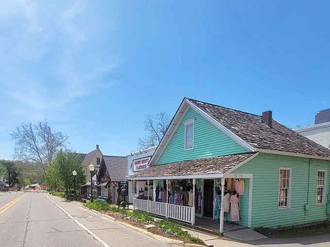 Colorful storefronts line the streets, each one promising treasures you didn't know you needed until now.