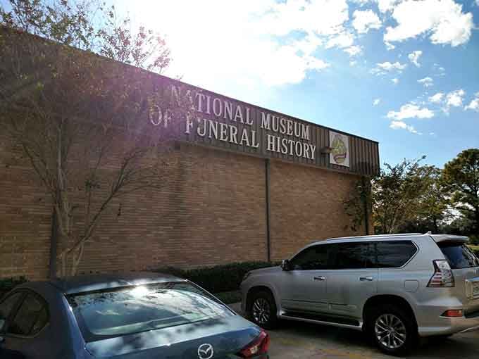 The unassuming brick exterior gives no hint of the fascinating historical journey waiting inside this one-of-a-kind museum.