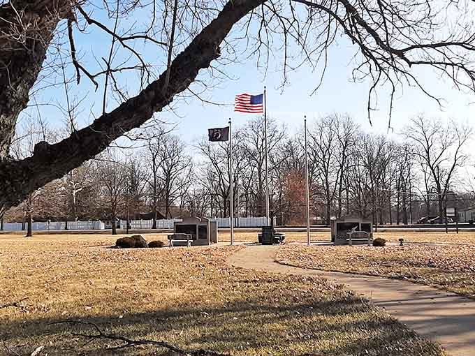 Kiwanis Park offers peaceful respite where the only notifications you'll get are from actual birds chirping.