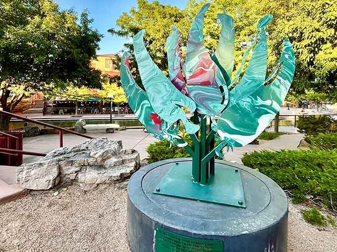 Vibrant metal art installations prove that public sculpture can be both whimsical and genuinely eye-catching.