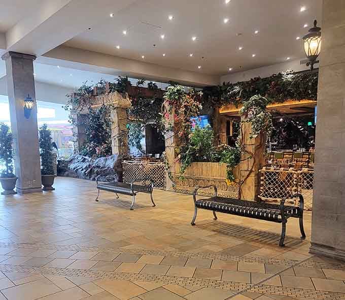 The waiting area offers plenty to explore, making those inevitable weekend waits slightly less painful for restless children.