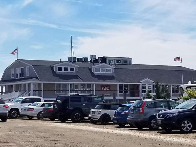 A packed parking lot is always a good sign that something delicious is happening inside that building.