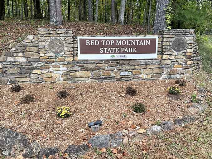 This sign marks the entrance to your new favorite escape from everything that's been stressing you out.