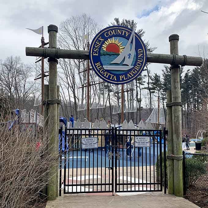 The welcoming entrance gate promises the kind of family memories that last far beyond childhood years.