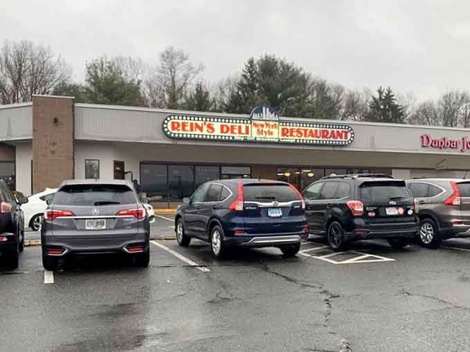A packed parking lot tells you everything you need to know about what's waiting inside.