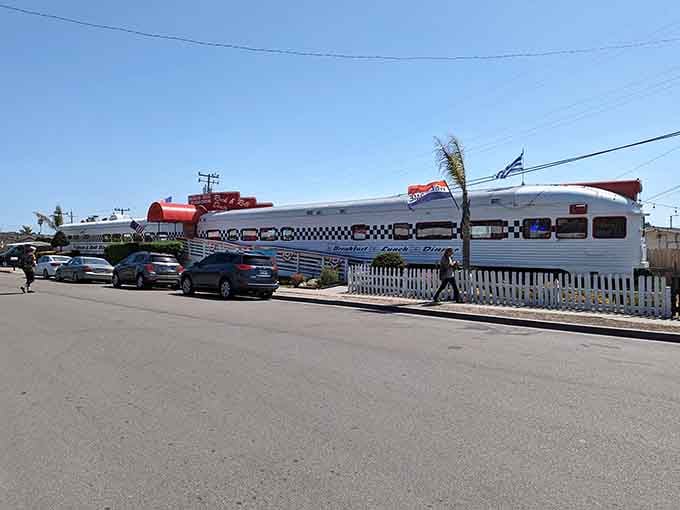 When your diner looks this good from the street, you know the pancakes inside are going to deliver.