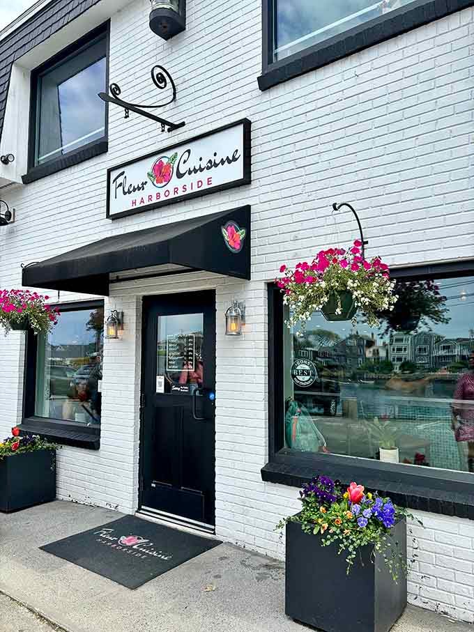 Fleur Cuisine sits harborside, ready to prove that French cooking belongs anywhere there's good taste.