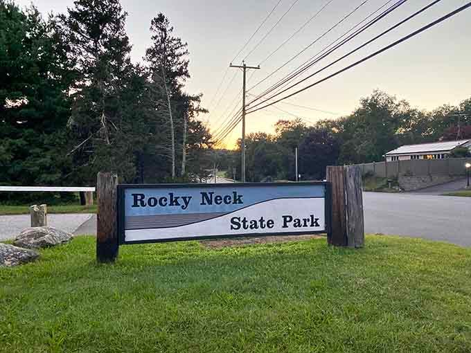 The sign that marks the entrance to your new favorite weekend escape, right here in Connecticut.