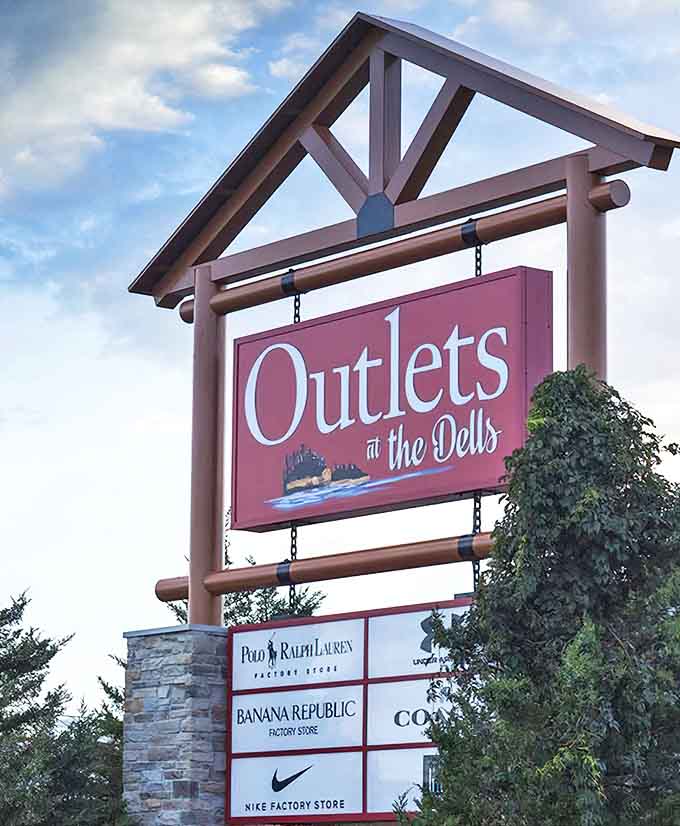 The sign that launches a thousand shopping sprees. Like a retail lighthouse guiding deal-seekers safely to the shores of savings.