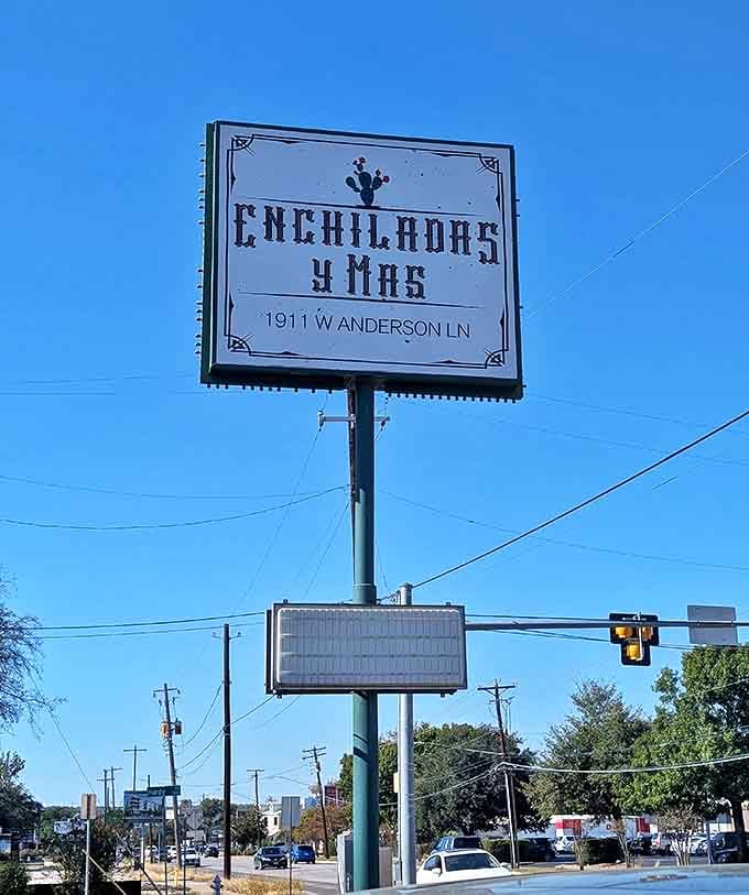 That vintage-style sign against the Texas sky isn't just announcing a restaurant&mdash;it's marking the spot where affordable deliciousness still exists.