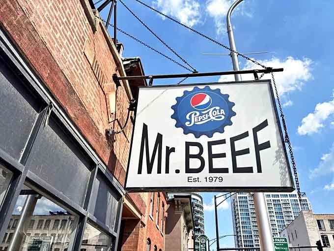 That iconic sign has guided hungry Chicagoans through neighborhood changes, food trends, and decades of cravings. A beacon of beef consistency.