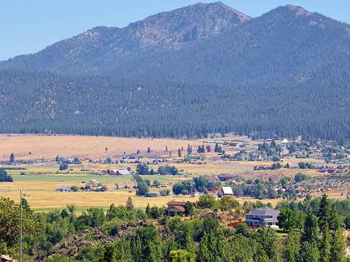 Mountains embrace the valley like nature's own security blanket, minus the monthly HOA fees and drama.