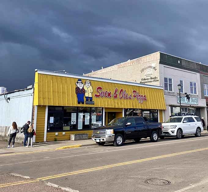 The storefront standing proud on Grand Marais's main street, impossible to miss and easy to love.