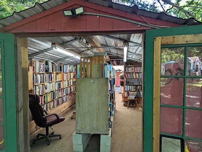 Another entrance means more opportunities to accidentally spend two hours browsing when you planned five minutes.