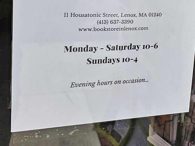 Open Monday through Saturday until six and Sundays until four, giving you plenty of opportunities to visit regularly.