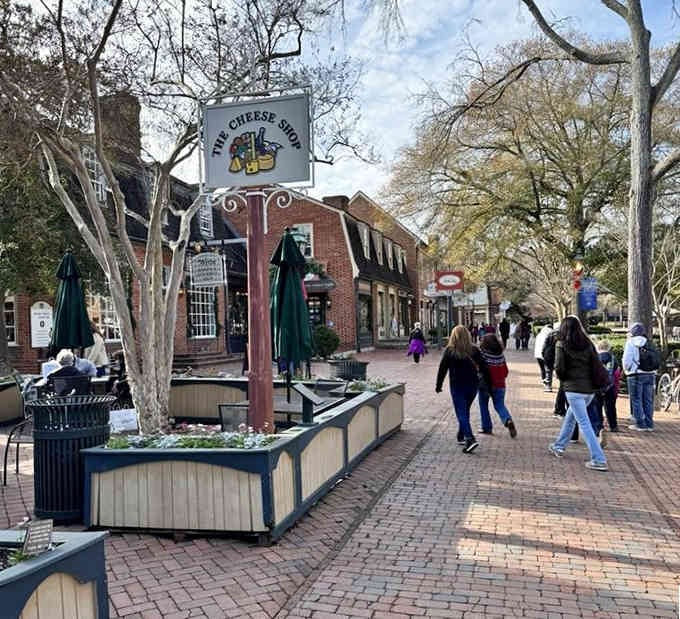 Merchants Square location in all its glory, where history meets hunger and both leave completely satisfied together.
