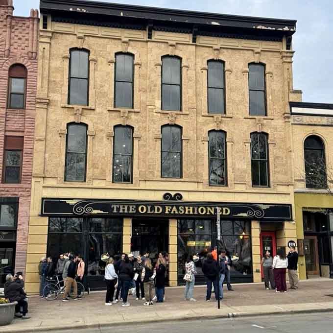 When there's a line out the door, you know the locals have spoken and they're saying something good.