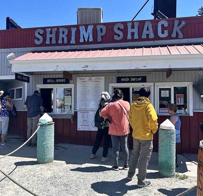 The queue of eager customers tells you everything you need to know about what awaits at those order windows.