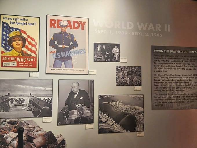 World War II exhibits add unexpected historical depth, proving this place contains more layers than your aunt's famous lasagna.