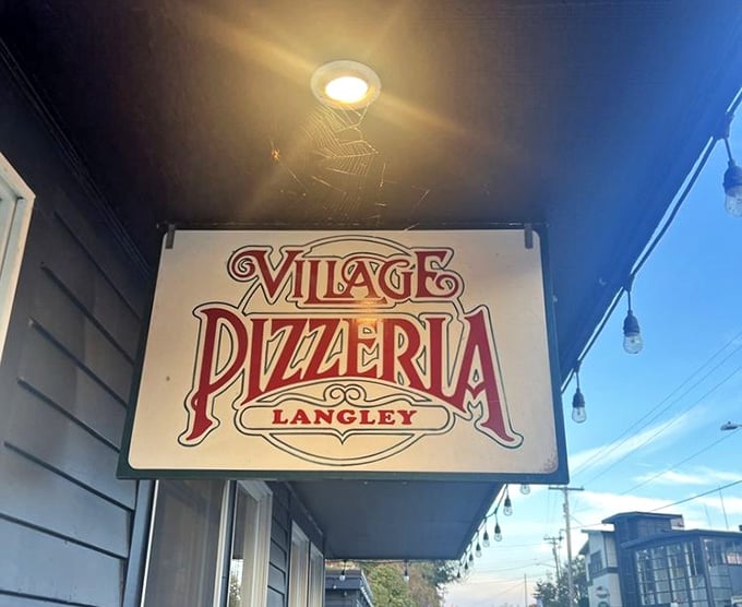 Classic signage announces you've found the place locals have been quietly enjoying while hoping it stays their little secret.