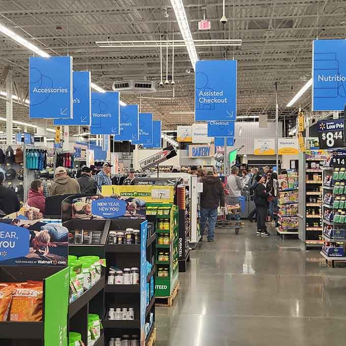 Walmart provides modern conveniences while maintaining that small-town feel where you're likely to run into three people you know in every aisle.