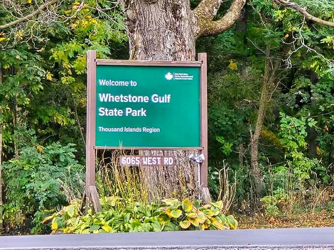 The welcoming sign marks your arrival at one of New York's best-kept secrets in the Thousand Islands Region.