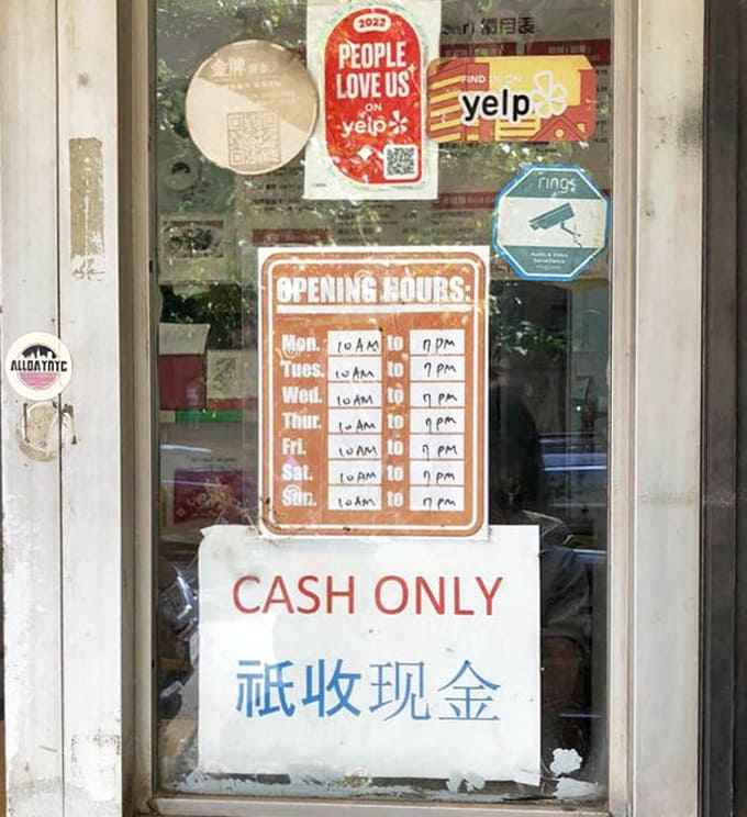 Cash only and open daily, because some things are worth keeping delightfully old school.