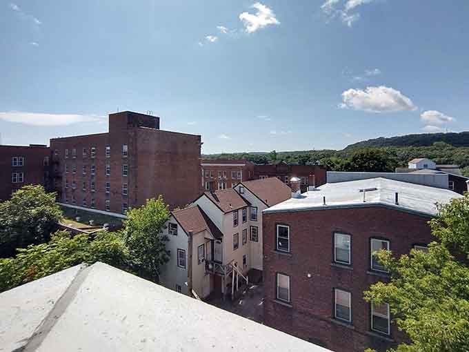 The Main Street Historic District showcases Willimantic's architectural heritage, where every building has survived something and earned its character lines.