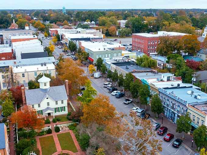 An aerial view reveals Eden's greatest luxury: space to breathe. No traffic jams, no parking meters, no rush hour&mdash;just room to live.