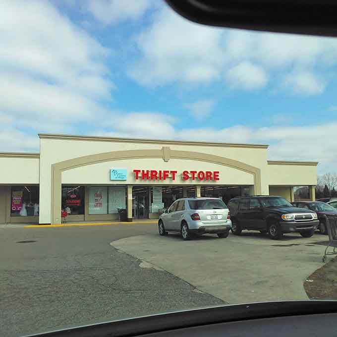 The exterior view that launched a thousand bargain quests&mdash;an unassuming facade hiding a universe of secondhand treasures within.