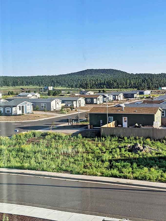 New residential development shows Williams growing while maintaining its mountain town character. Progress with pine-scented perspective.