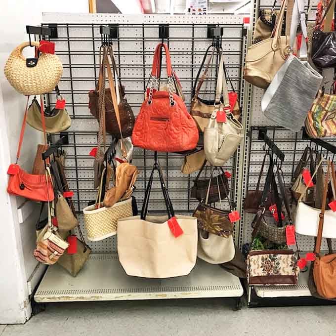 Handbag heaven for the budget-conscious fashionista. Designer lookalikes and genuine vintage finds hang like ripe fruit, ready to be plucked by savvy shoppers.